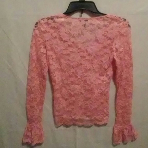 Moda International | Tops | Nwot Moda Lace Fitted Lace Top | Poshmark